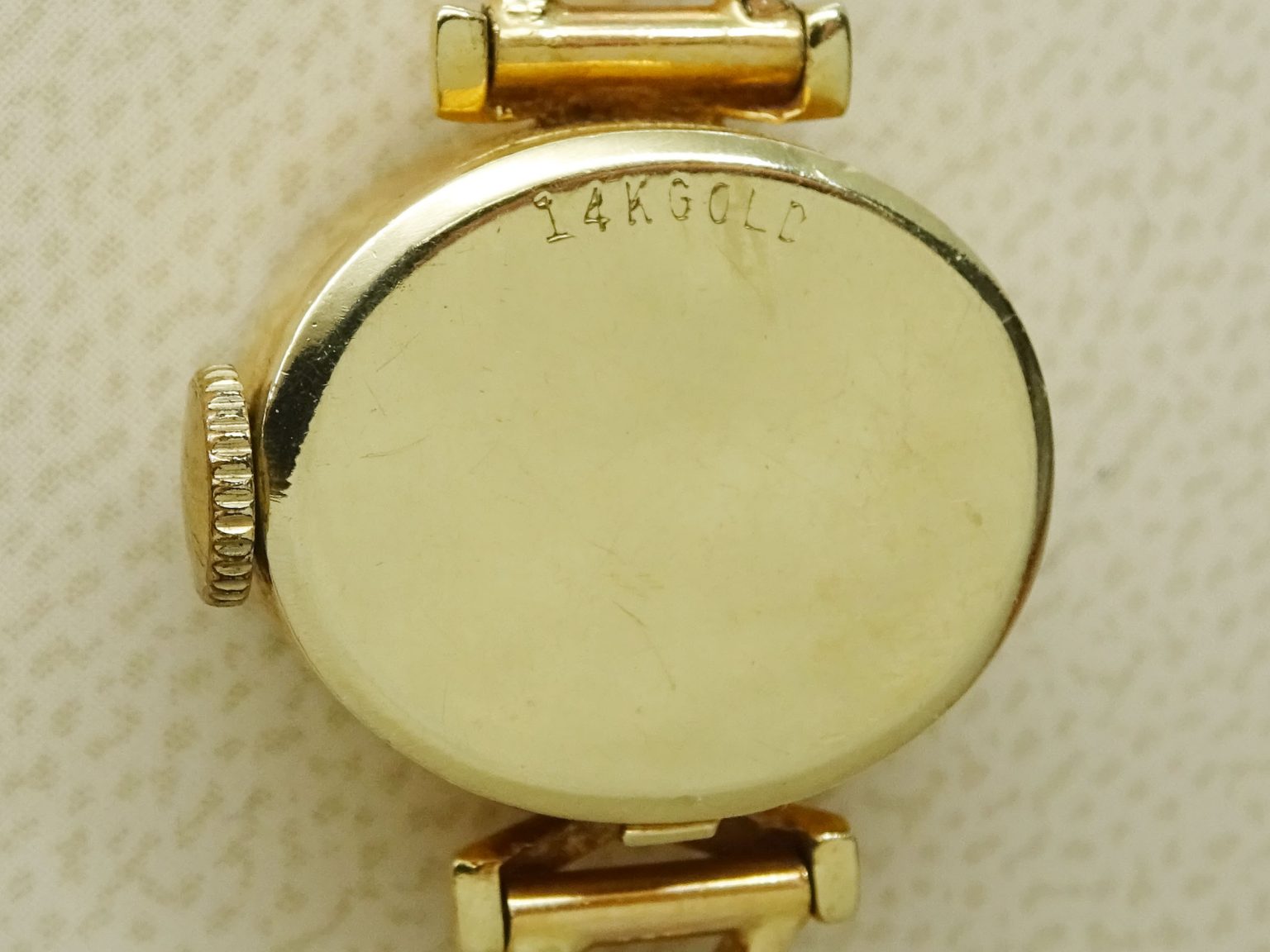 Estate Ladies Omega Side Oval Watch 14k Yellow Gold – Jewelry & Coin Mart